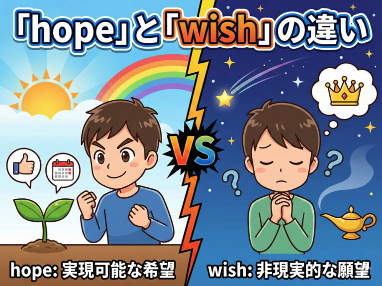 「hope」 と 「wish」 の違いをすっきり理解！英語で「願う」を正しく使い分けるガイド - blog